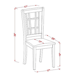 East West Furniture SHNI5-BLK-C 5 Piece Modern Dining Table Set Includes a Round Kitchen Table with Pedestal and 4 Linen Fabric Kitchen Dining Chairs, 42x42 Inch, Black