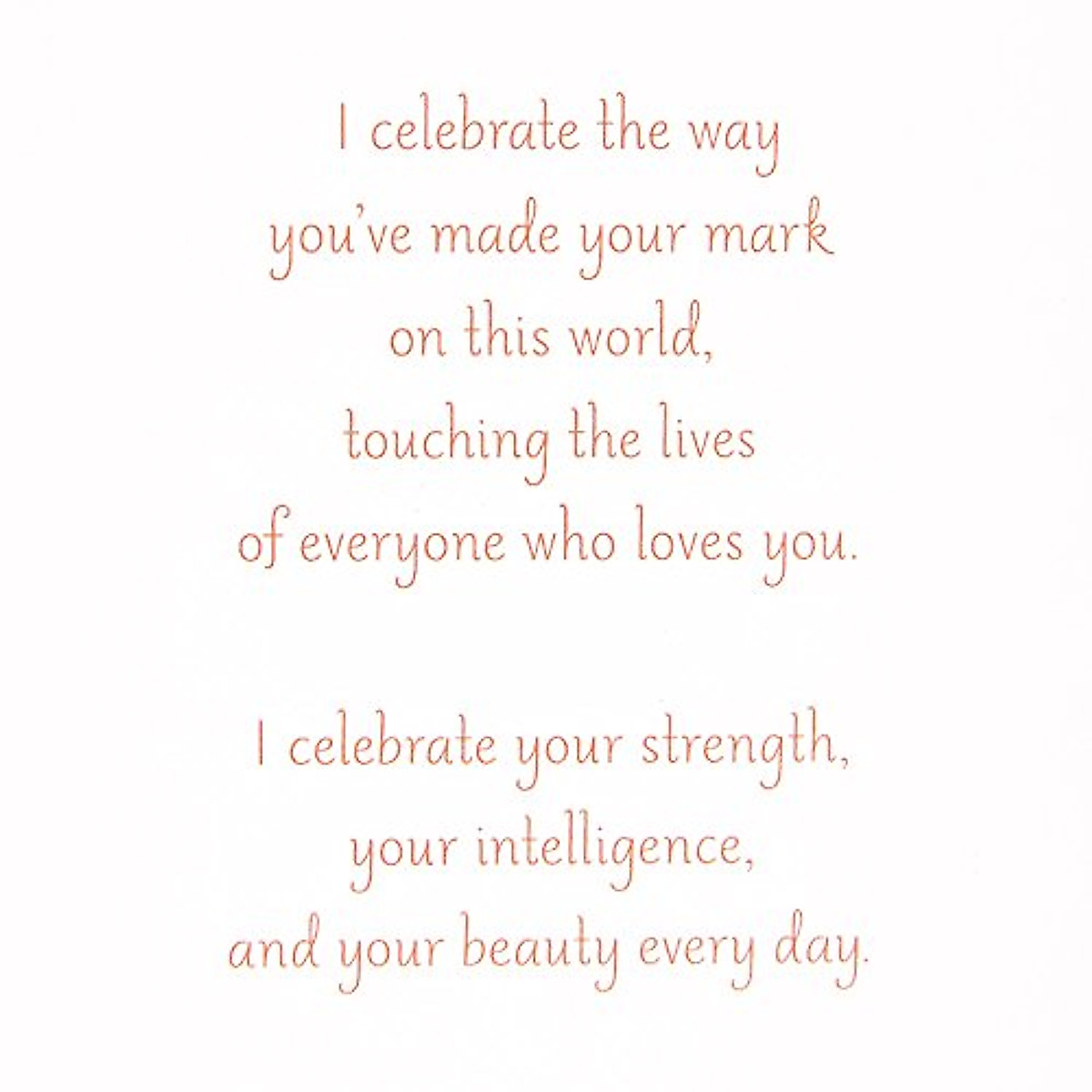 Hallmark Mahogany Birthday Card for Daughter (I Celebrate You)