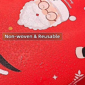 YANGTE Christmas Gift Bags - 20 Pack Assorted Sizes With Handles, Reusable Tote Bags for Holidays