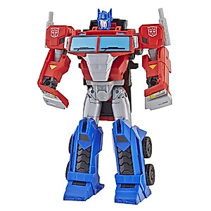 Transformers E3639 Cyberverse Action Attackers: Ultra Class Optimus Prime Action Figure Toy