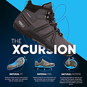 Xero Shoes Women's Xcursion Fusion Shoe Asphalt, 7