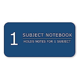 Roaring Spring One Subject Wire bound Notebook, 11″ x 8.5″ 80 Sheets Recycled Paper, College ruled, Proudly Made in USA!