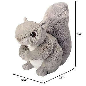 Wild Republic Squirrel Plush, Stuffed Animal, Plush Toy, Gifts for Kids, Cuddlekins 8 Inches