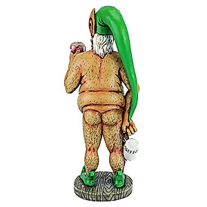 Design Toscano QM14020 Garden Gnome Statue - Oktoberfest Otto Fully Krausened Elf Gnome - Naughty Gnomes - Drunk Gnome,full color