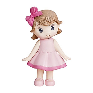 Didiseaon Cake Decoration Tabletop Ornament Christmas Decor Girl Cakes Toppers Princess Girl Figurines Doll Cake Topper Bridal Ballet Doll Little Girl Christmas Socks Child Polymer Clay