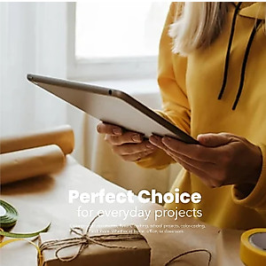 Kraft Cardstock Thick Paper 50 Sheets, 8.5" x 11" Heavyweight 92lb Cover Card Stock for Crafts and DIY Cards Making