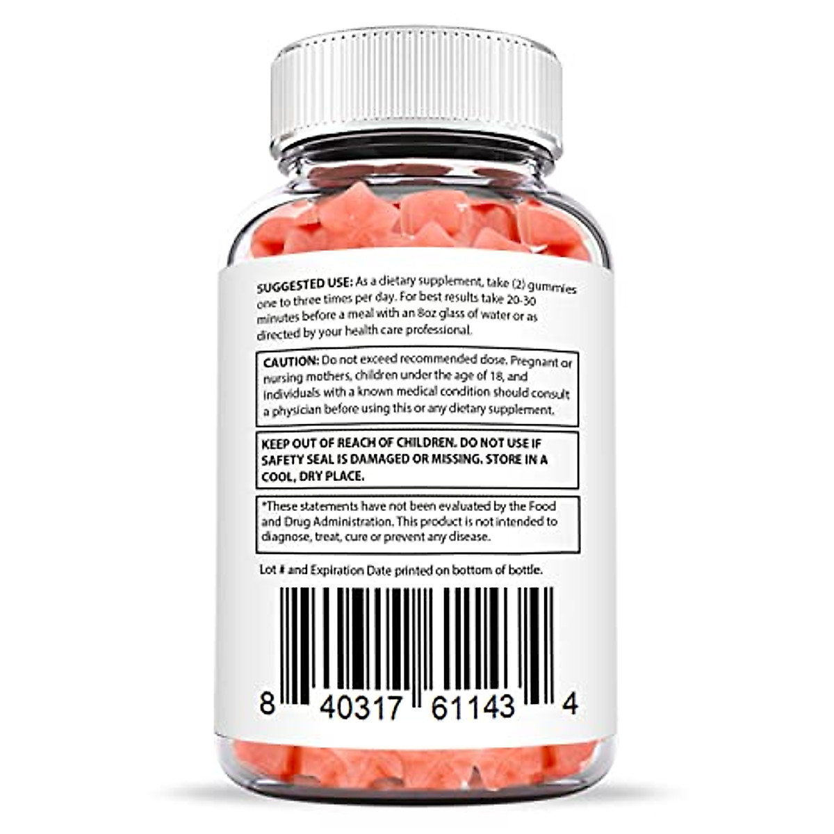 Justified Laboratories Lifetime Keto Max Gummies 448MG Contains Organic Bamboo Acai Berry with Pomegranate Juice 60 Gummys