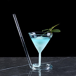 Kichvoe glass wine decanter milk cup cocktail glass built in straw martini gin Vampires Cocktails Wines Glasses whiskey cup wine goblet glasses drinking cup to rotate coffee cup