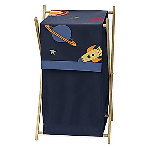 Baby Children Kids Clothes Laundry Hamper for Space Galaxy Rocket Ship Bedding Set