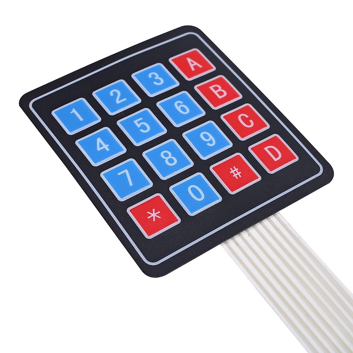 Teyleten 4x4 Matrix Membrane Switch Keypad Keyboard - 16 Key for Arduino - 5PCS