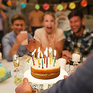 TRSPCWR White Cake Stand 10in , Metal Dessert Display Stands Cupcake Holder, Decor for Wedding, Birthday, Party, Round