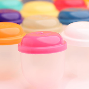 Capsule Vending Machine Translucent Acorn Capsules Empty 100 pcs 1.1 inch - Gumball Machine Capsules Bulk Party Favors Containers - Easter Basket Stuffers Gifts Pinata Stuffers DIY Craft Supplies