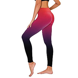 Orders Sweatpants Women Baggy Pink Womens High Waisted Leggings Trendy Gradient Workout Tights Activewear Jogger Track Sweatpants Butt Lift Yoga Pants Hot Pink M