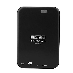 Portable E Reader, Waterproof 6 inch Electronic E Book Reader with 800x600 High Resolution Display Support 29 Languages(Black1)