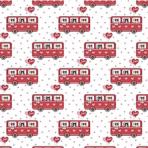Stesha Party Valentines Day Wrapping Paper Gift Wrap - Folded Flat 30 x 20 Inch (3 Sheets)