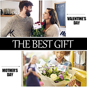 CCINEE 100pcs Plastic Floral Pick Card Holders Clear Fork Shaped Flower Place Card Holders Straight Head Clips for Wedding Bouquet Birthday Party Supply, 9 Inches