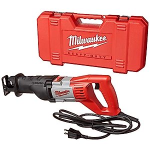 Milwaukee 6519-31 12 Amp Corded 3000 Strokes Per Minute Reciprocating Sawzall w/ Variable Speed Trigger