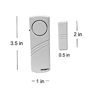 Instapark IN03C Home Security Window Door Magnetic Sensor Alarm, 4-Pack