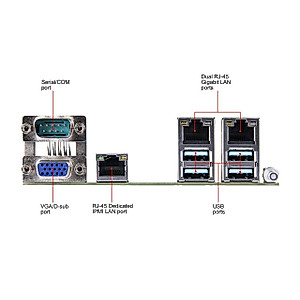 ASRock Rack E3C242D4U LGA1151/ Intel C242/ DDR4/ SATA3&USB3.0/ V&2GbE/ MicroATX Server Motherboard