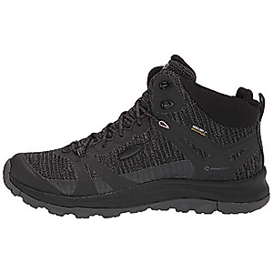 KEEN Womens Terradora 2 Waterproof Mid Height Hiking Boot, Black/Magnet, 8.5 US
