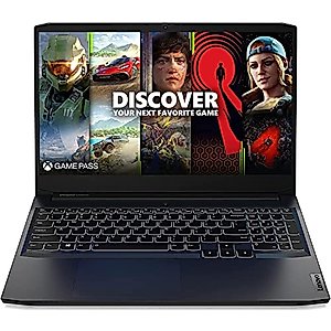 Lenovo IdeaPad Gaming 3 15.6" FHD 120Hz Gaming Laptop, AMD Ryzen 5-5600H, 32GB RAM 1TB SSD, RTX 3050 Ti 4GB GDDR6, Backlit Keyboard, Bluetooth, Webcam, WiFi, Windows 11, Shadow Black