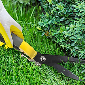 Jardineer Grass Shears Handheld, Razorsharp Hand Grass Clippers, Non-Slip Grass Clippers & Shears, Grass Shears Manual for Lawn, Hand Shears and Clippers for Grass