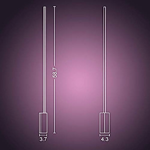 Philips Hue White & Color Ambiance Signe Floor Lamp (Bluetooth version, works with Amazon Alexa, Apple HomeKit and Google Assistant), Floor Lamp (OLD VERSION)