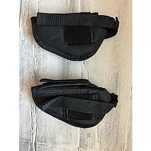 WYOMING HOLSTER LLC Gun Holster 1 Hip 1 Concealed Fits KEL-TEC P17 Ruger Security-9 9MM Luger 4" Barrel Taurus T22 Walter PPQ PK 380 CCP KAHR S9 P9 SAR 9 SAR T Taurus TX22 HC3