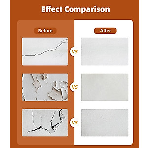 Spackle Wall Repair Kit,Drywall Repair Patch Kit,Simple Small Wall Hole Filler＆Efficient Crack Repair,2 Pack Wall Putty Paste,Plaster Ceiling Repair,Apartment Friendly.