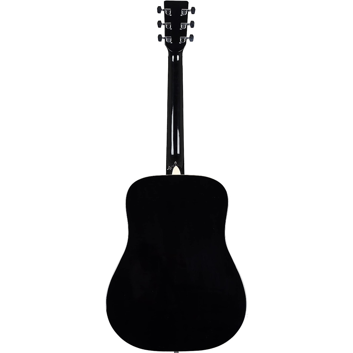 Stretton Acoustic Guitar Full Size Dreadnought 41 Inch Steel String Package D1 - Includes Everything a Beginner Needs To Get Started Playing Guitar - Black