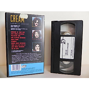 Cream Farewell Concert 1968 Royal Albert Hall (VHS) [VHS Tape]