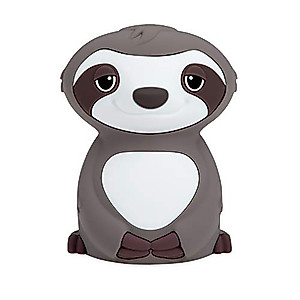 Nuby Sloth Baby Silicone Nightlight, Rechargeable, Color Changing Touch Night Light for Kids Bedside