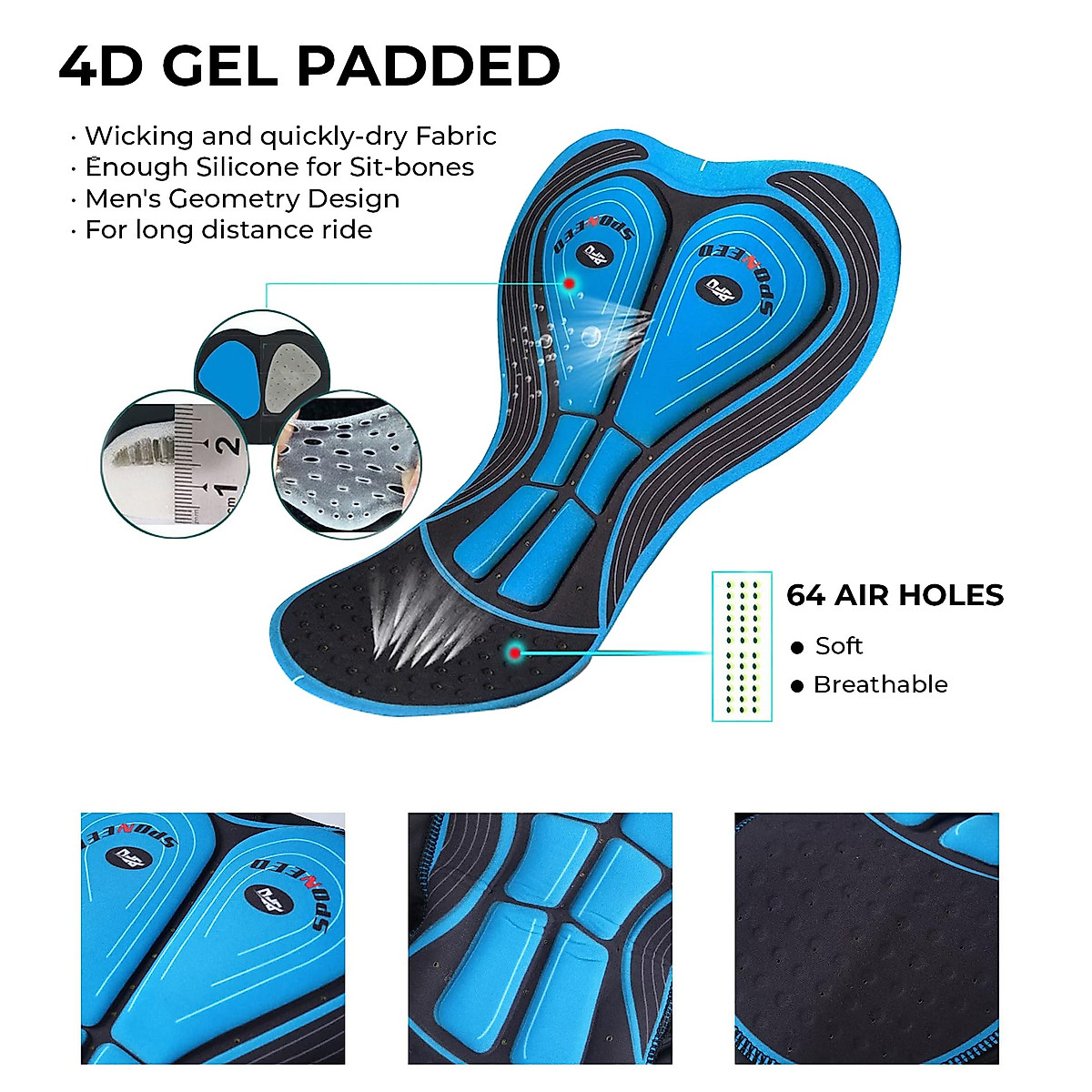 Men Cycling Short Kits Bike Biking Jackets Short Sleeve Padded Riding Gear US XL Yellow