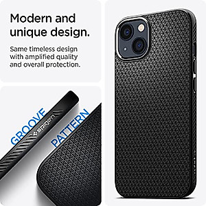Spigen Liquid Air Armor Designed for iPhone 13 Case (2021) - Matte Black