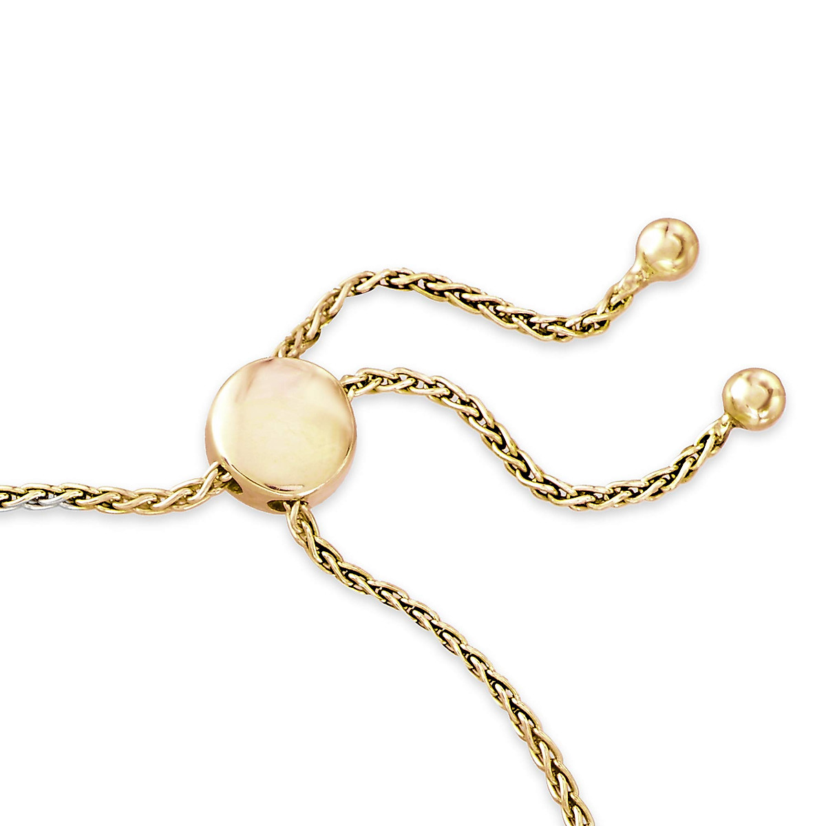 Ross-Simons 2.00 ct. t.w. Diamond Cluster Bolo Bracelet in 18kt Gold Over Sterling