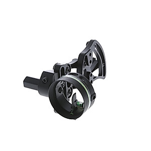 TRUGLO Range Rover Single-Pin .019" Dia Right-Handed Archery Hunting Moving Black Bow Sight with Standard Adjustment - Light Not Included