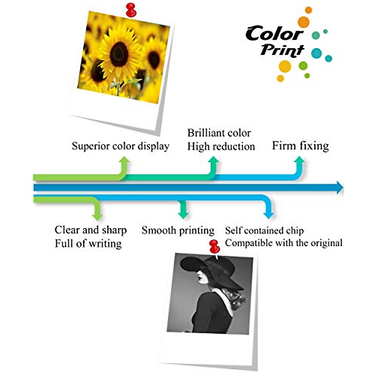 C P ColorPrint Compatible Ink Cartridge Replacement for Brother LC3039 XXL LC3039XXL LC3039BK LC3039C LC3039M LC3039Y Used for MFC-J5845DW MFC-J5945DW MFC-J6945DW MFC-J6545DW MFC-J6545DW XL Printer