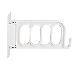 Tuzoo Laundry Rack, Adhesive Laundry Rack, Cloth Drying Rack Punch-Free Adhesive Laundry Rack for Home Door, Wall Bathroom(Beige)