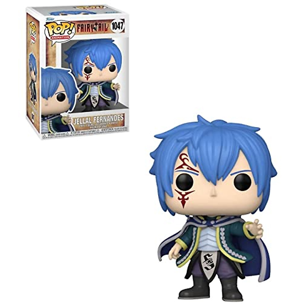 POP Fairy Tail - Jellal Fernandes Funko Vinyl Figure (Bundled with Compatible Box Protector Case), Multicolor, 3.75 inches