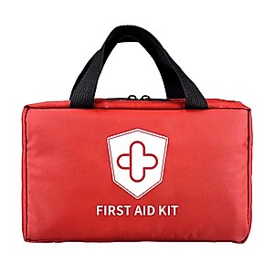 Kitgo First Aid Kit with Hospital Grade Medical Supplies Gift for Dad Husband Great for Home, Outdoors, Office, Car, Travel, Camping, Hiking, Boating, Every Emergencies 220 Piece