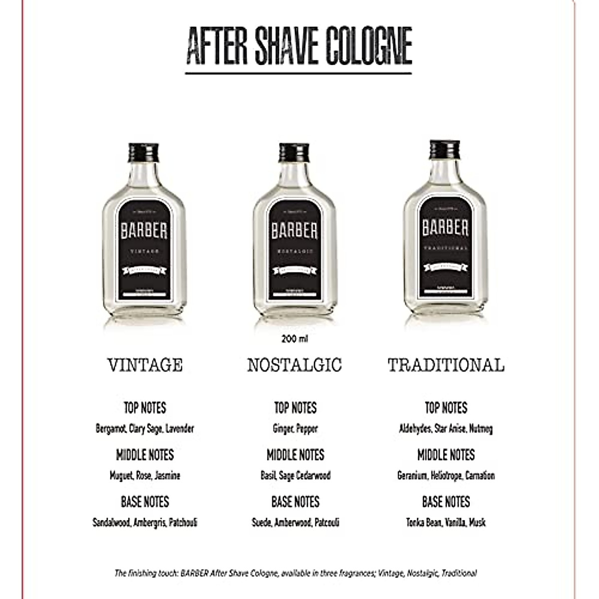 BARBER MARMARA No.6 Eau de Cologne Men's with Ball Pump Atomiser in Glass Bottle 1 x 500 ml - After Shave Men - Fragranced Water - Shaving Water Men - Refreshes Cooling - Barbershop Spray - Body Spray