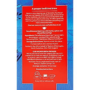 Yorkshire Tea Bedtime Brew Tea Bags, Pack of 4 (total of 160 tea bags)