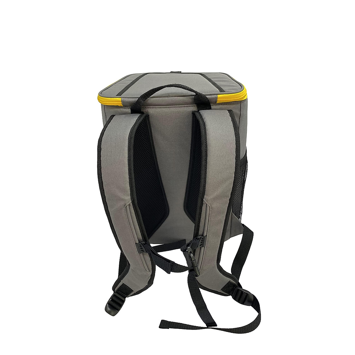 Caterpillar Can Backpack, Grey/Black, One Size