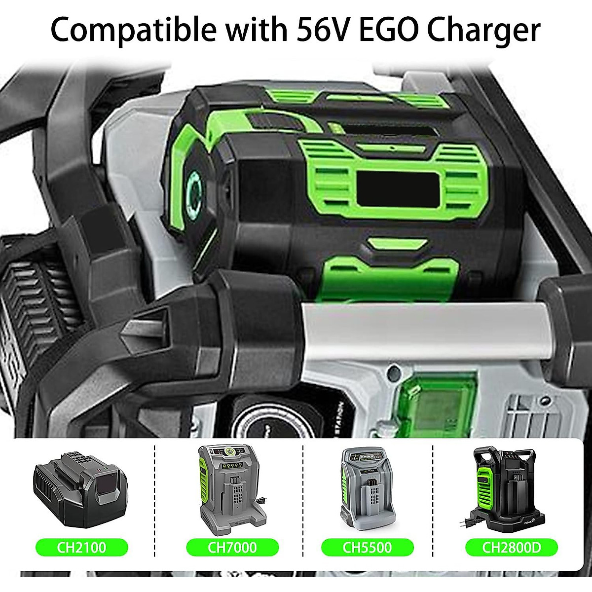 DTK Replacement for EGO 56V Battery BA2800 BA4200 BA1400 Compatible with All EGO 56 Volt Power Tools Batteries 5.3Ah