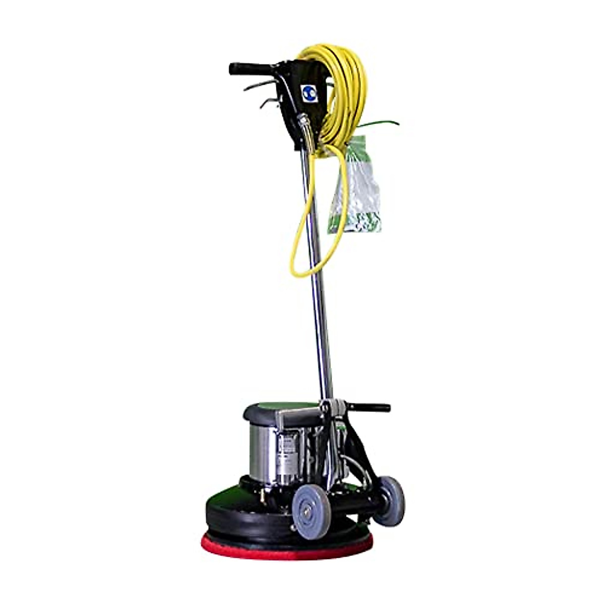 USA-CLEAN X17SS Floor Scrubber Machine - 17 inch (432mm) Cleaning Path - Industrial Commercial Use, Walk-Behind, Plug-in Electric, Quiet, and Easy to Use