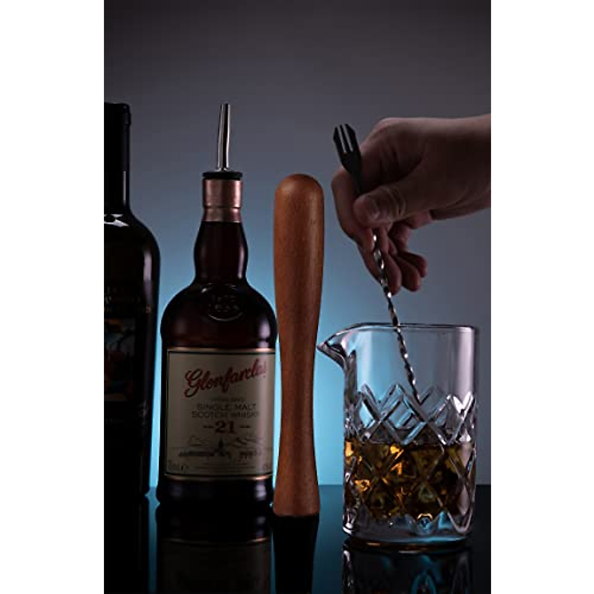 KITESSENSU Wooden Muddler, Durable Wood Ice Crusher Muddler for Cocktails, Excellent Choice for Mojitos, Caipirinhas, Fruits, Herbs, Spices Based Drinks