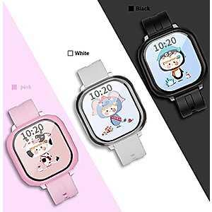 JZK 2 Pack Compatible for Gabb Watch Screen Protector Case for Kids,Tempered Glass Overall Protective Case Cover Scratch Resistant Bumper Shell Compatible for Gabb Watch Accessories,Clear+Clear