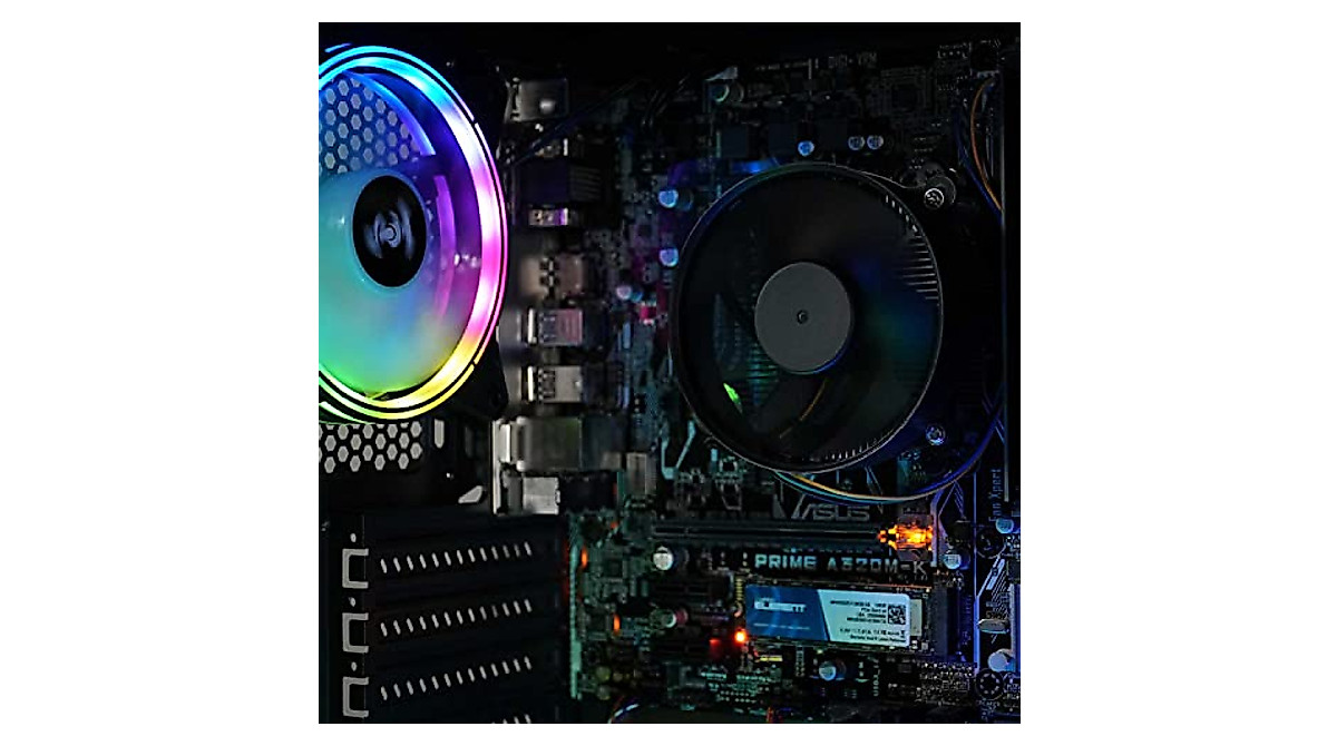 ViprTech Whiteout Gaming PC Desktop Computer - AMD Ryzen 5 5600G (12 ...