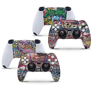 2 x Weed Playstation 5 PS5 Controller Skins Full Wrap Vinyl Sticker
