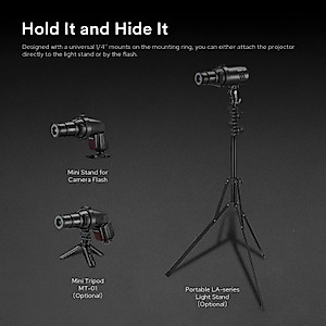 Godox AK-R21 Projection Attachment for Round and Fresnel Head Flash, Like Godox AD200 Pro/AD200, AD100Pro, Godox V1, Godox V1Pro, V860II, V860III, TT685II, V850II, V850III Flash